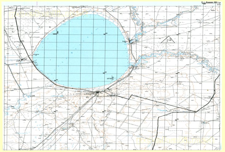 Soviet Genshtab - m39-056 - Kazakhstan Map by Avenza Systems Inc ...