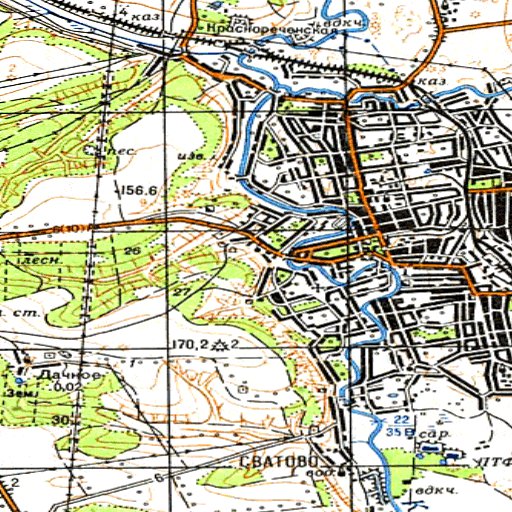 Soviet Genshtab - m37-089--(1980) - Ukraine Map by Avenza Systems Inc ...