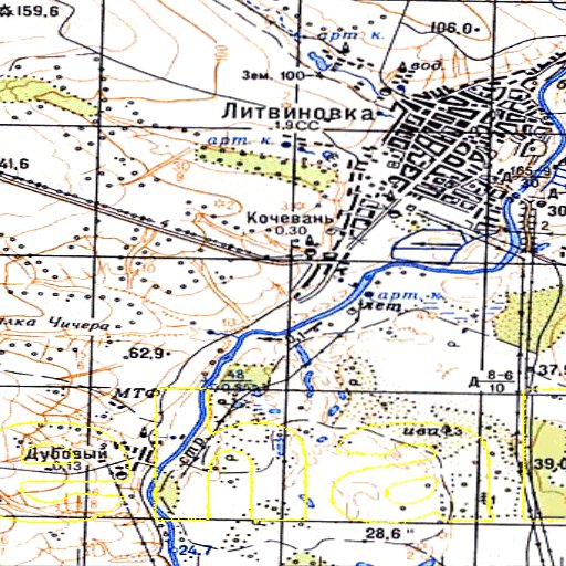 Soviet Genshtab - m37-130 - Russia Map by Avenza Systems Inc. | Avenza Maps