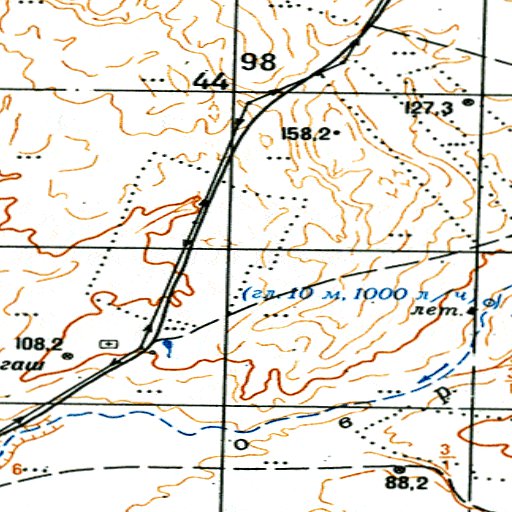 Soviet Genshtab - m39-045 - Kazakhstan Map by Avenza Systems Inc ...