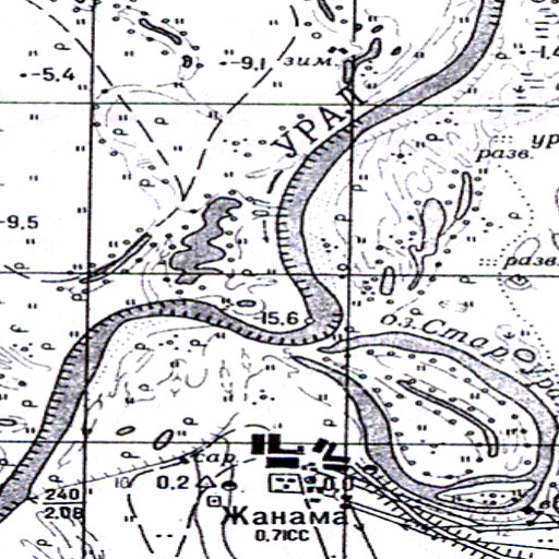 Soviet Genshtab - m39-116 - Kazakhstan Map by Avenza Systems Inc ...