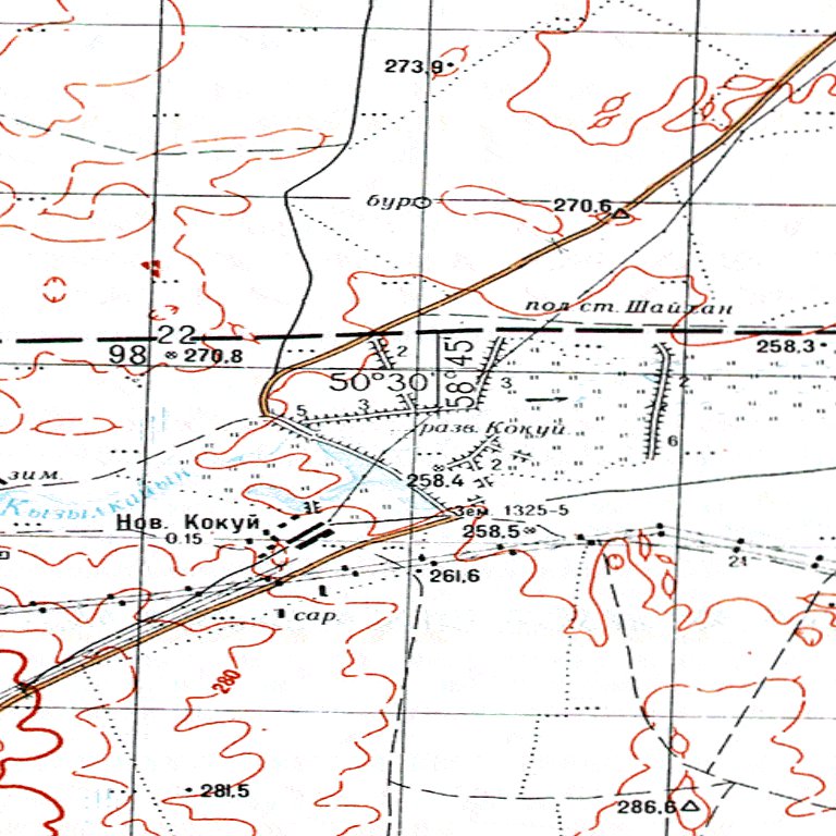 Soviet Genshtab - m40-058 - Russia Map by Avenza Systems Inc. | Avenza Maps