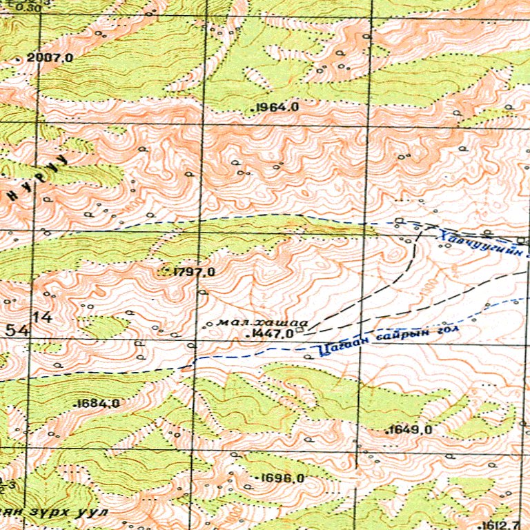 Soviet Genshtab - m47-106 - Mongolia Map by Avenza Systems Inc ...