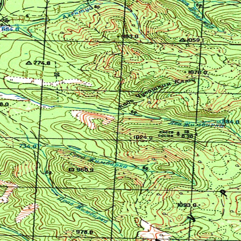 Soviet Genshtab - m49-024 - Russia Map by Avenza Systems Inc. | Avenza Maps