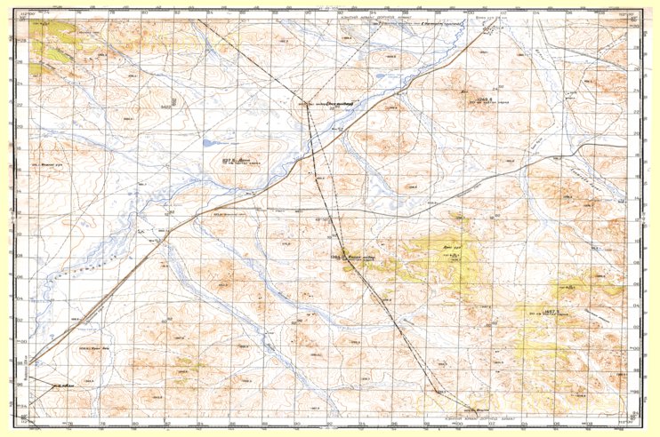 Soviet Genshtab - m49-117 - Mongolia Map by Avenza Systems Inc ...