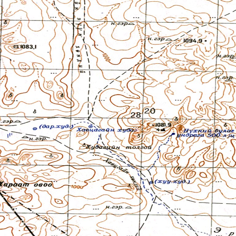 Soviet Genshtab - m49-142 - Mongolia Map by Avenza Systems Inc ...