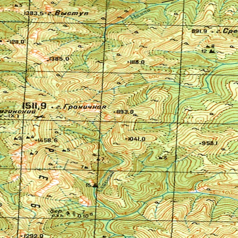 Soviet Genshtab - m54-047 - Russia Map by Avenza Systems Inc. | Avenza Maps