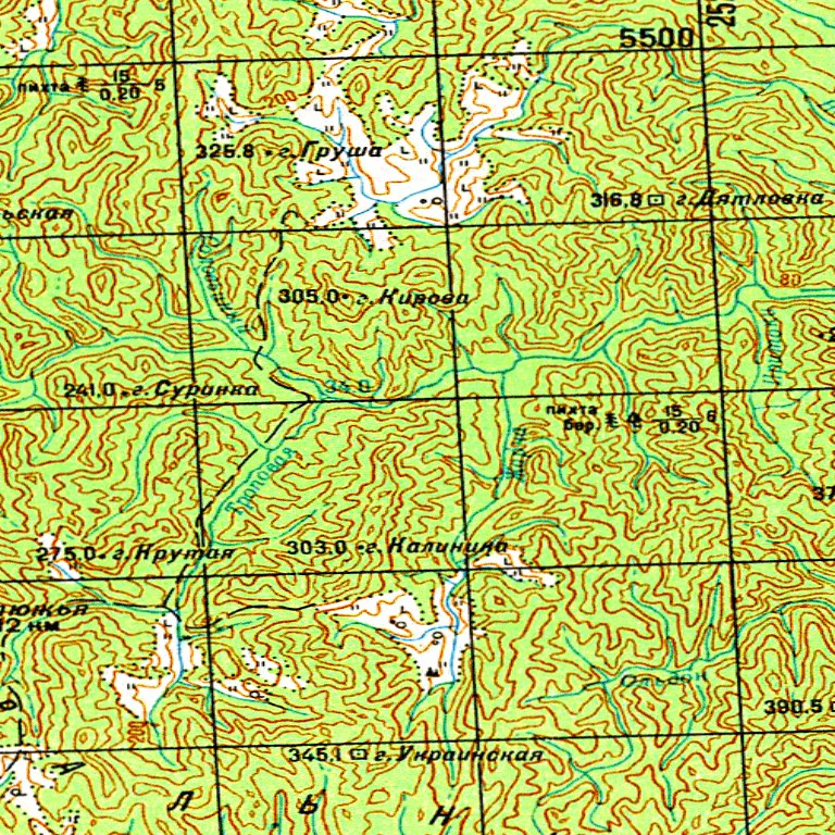 Soviet Genshtab - m55-085 - Russia Map by Avenza Systems Inc. | Avenza Maps
