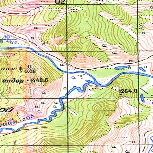 Soviet Genshtab - m49-113 - Mongolia Map by Avenza Systems Inc ...