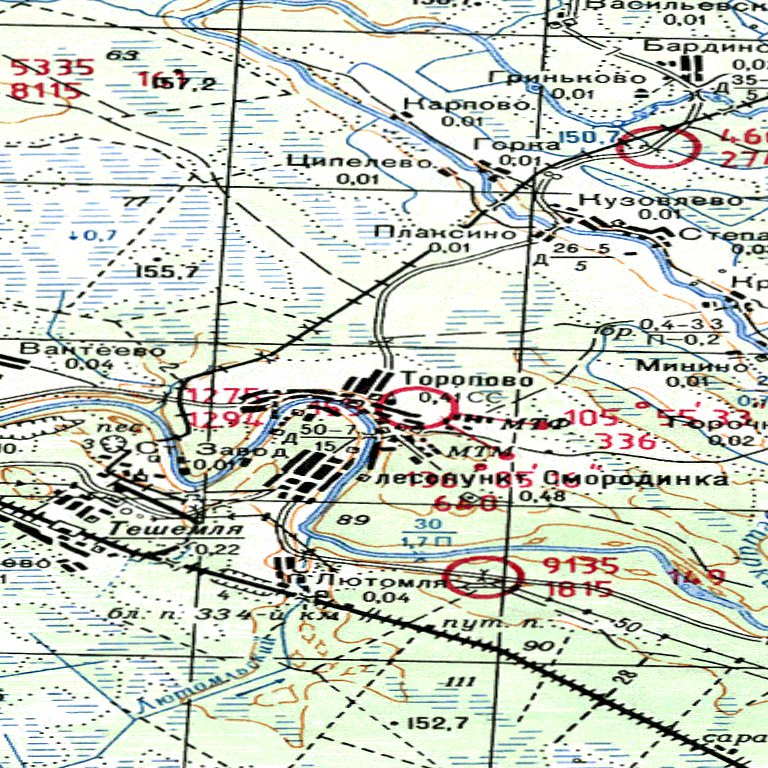 Soviet Genshtab - o36-024--(1982) - Russia Map by Avenza Systems Inc ...