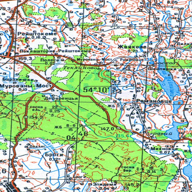 Soviet Genshtab - n34-071--(1985) - Poland Map by Avenza Systems Inc ...