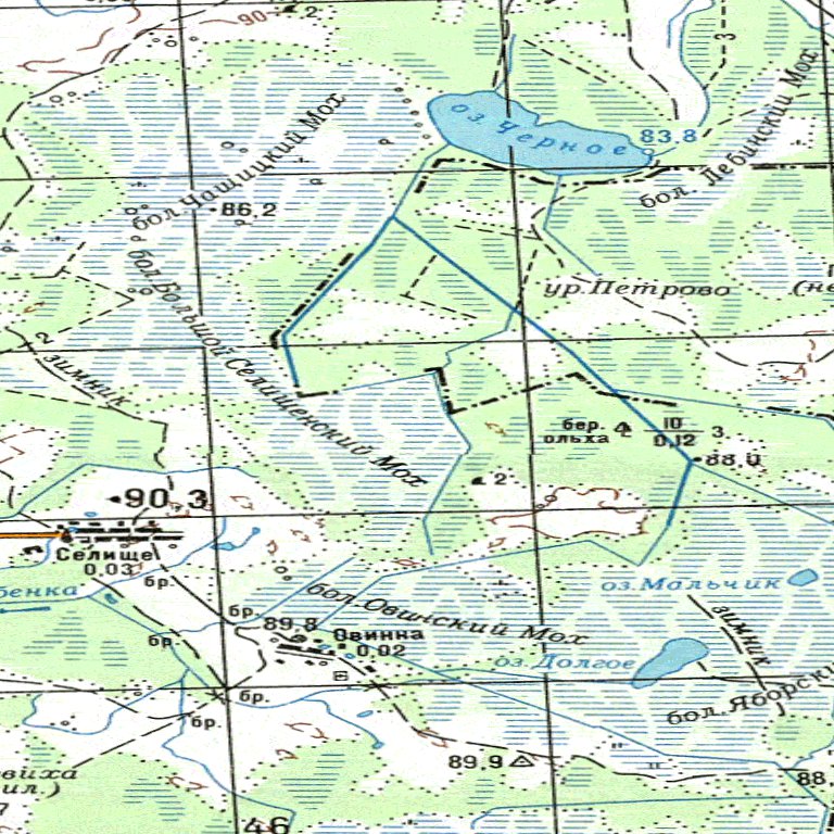 Soviet Genshtab - o36-073--(1983) - Russia Map by Avenza Systems Inc ...