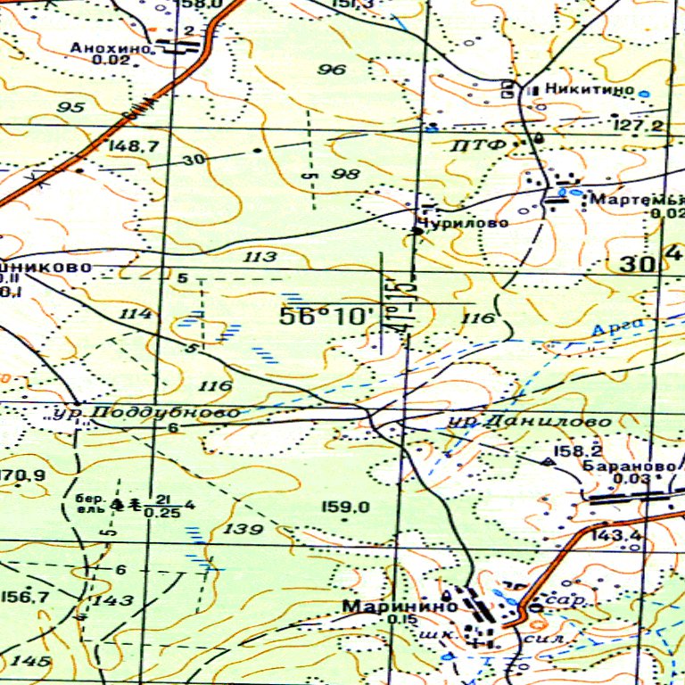 Soviet Genshtab - o37-143 - Russia Map by Avenza Systems Inc. | Avenza Maps