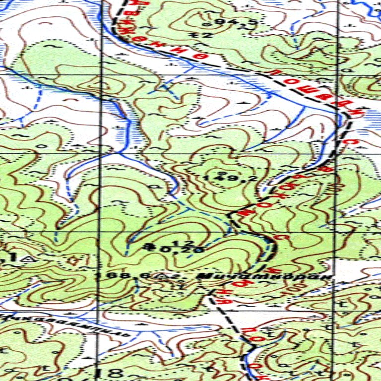 Soviet Genshtab - o57-055--(1950) - Russia Map by Avenza Systems Inc. | Avenza Maps
