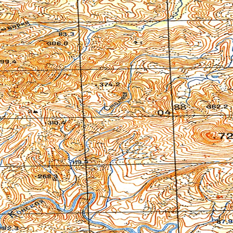 Soviet Genshtab - o58-075--(1975) - Russia Map by Avenza Systems Inc ...