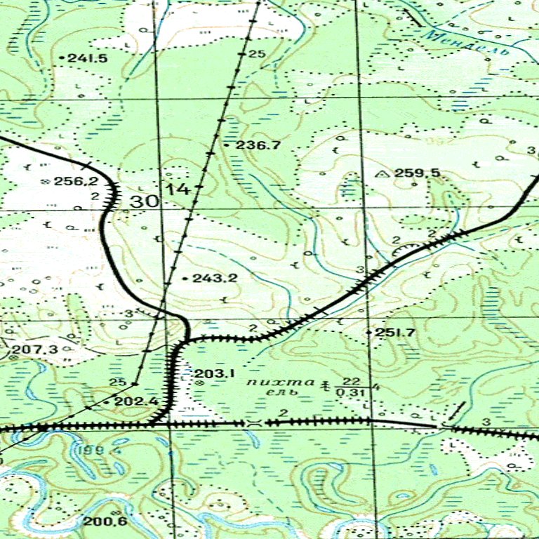 Soviet Genshtab - o46-100 - Russia Map by Avenza Systems Inc. | Avenza Maps