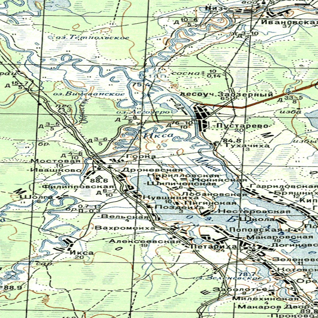 Soviet Genshtab Map - p37-081/082--(1975) - Russia by Avenza Systems ...