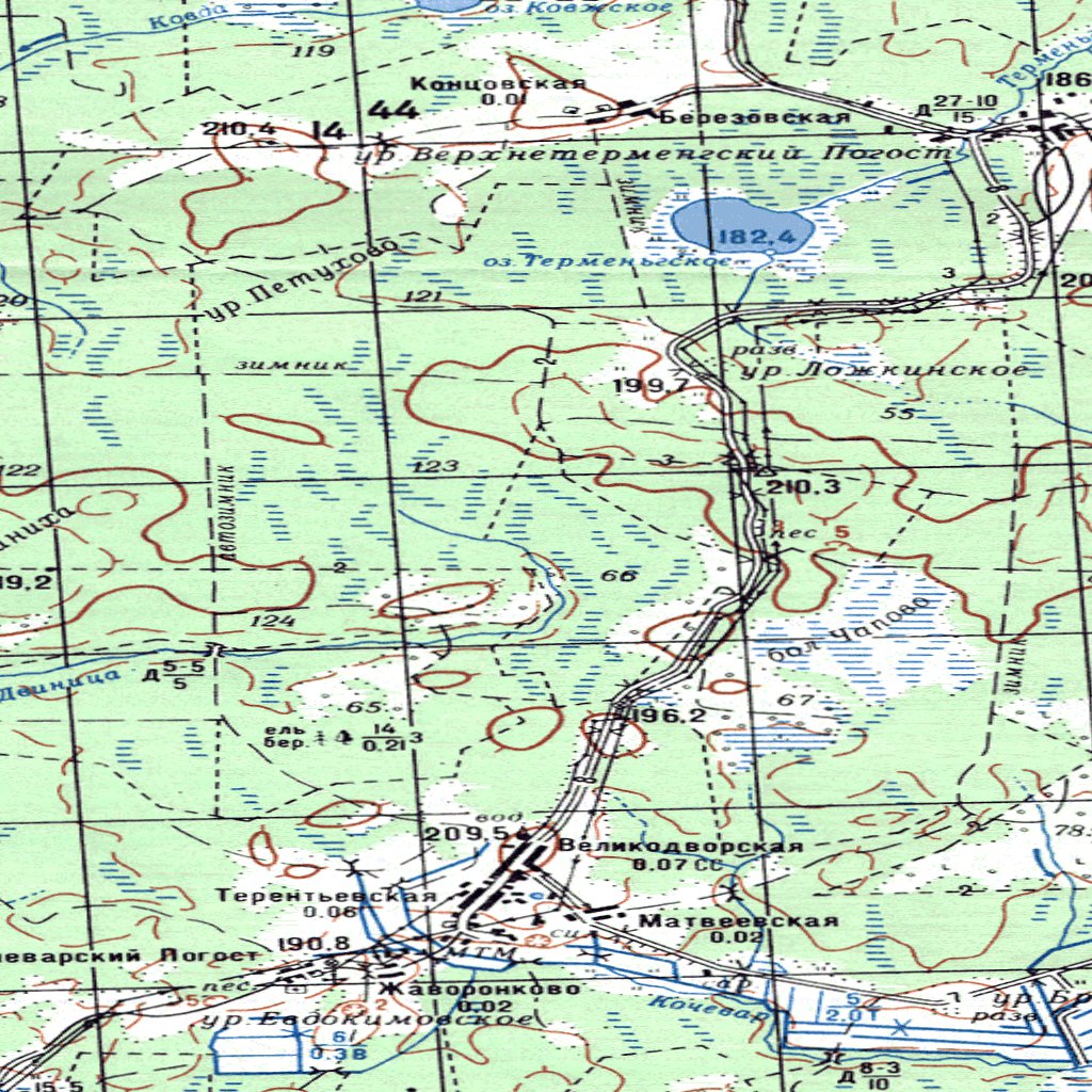 Soviet Genshtab Map - p38-121/122 - Russia by Avenza Systems Inc ...