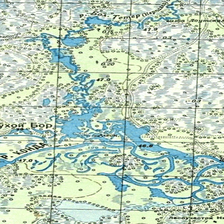 Soviet Genshtab Map - p41-141/142--(1950) - Russia by Avenza Systems Inc. | Avenza Maps
