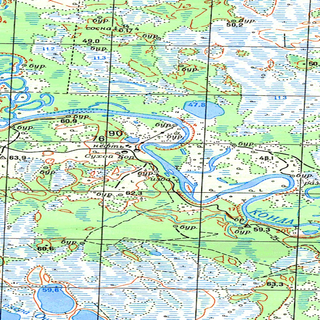 Soviet Genshtab Map - p41-141/142 - Russia by Avenza Systems Inc ...