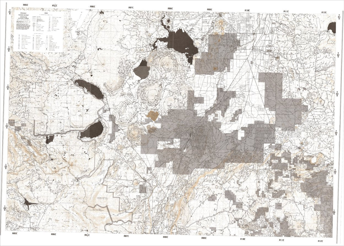 Crescent Ranger District Map by US Forest Service R6 Pacific Northwest ...