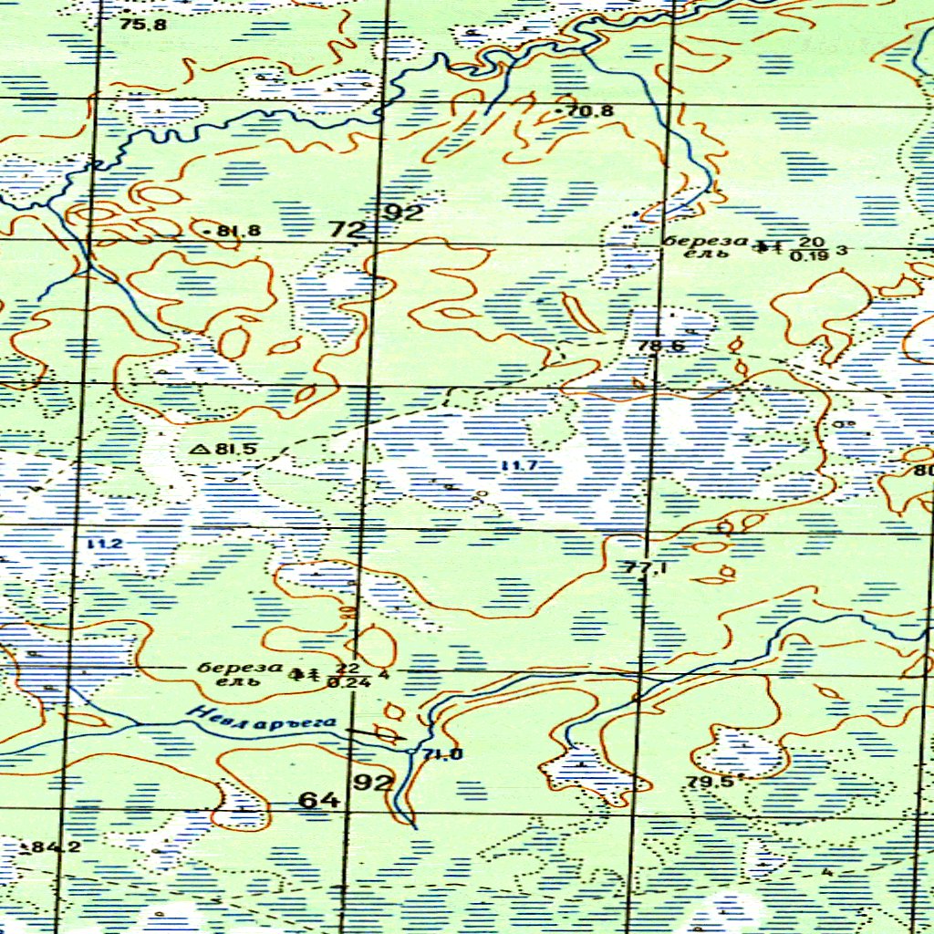 Soviet Genshtab Map - p42-141/142 - Russia by Avenza Systems Inc ...