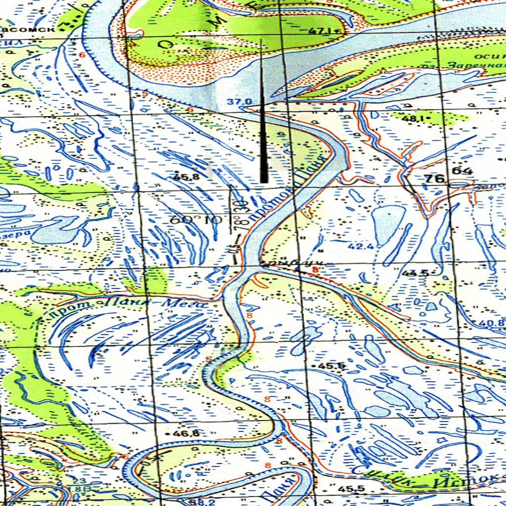 Soviet Genshtab Map - p44-133/134 - Russia by Avenza Systems Inc ...