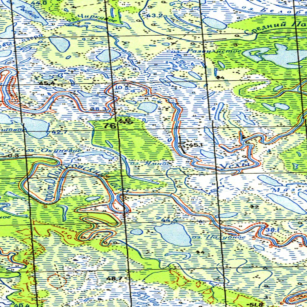 Soviet Genshtab Map - p44-133/134 - Russia by Avenza Systems Inc ...