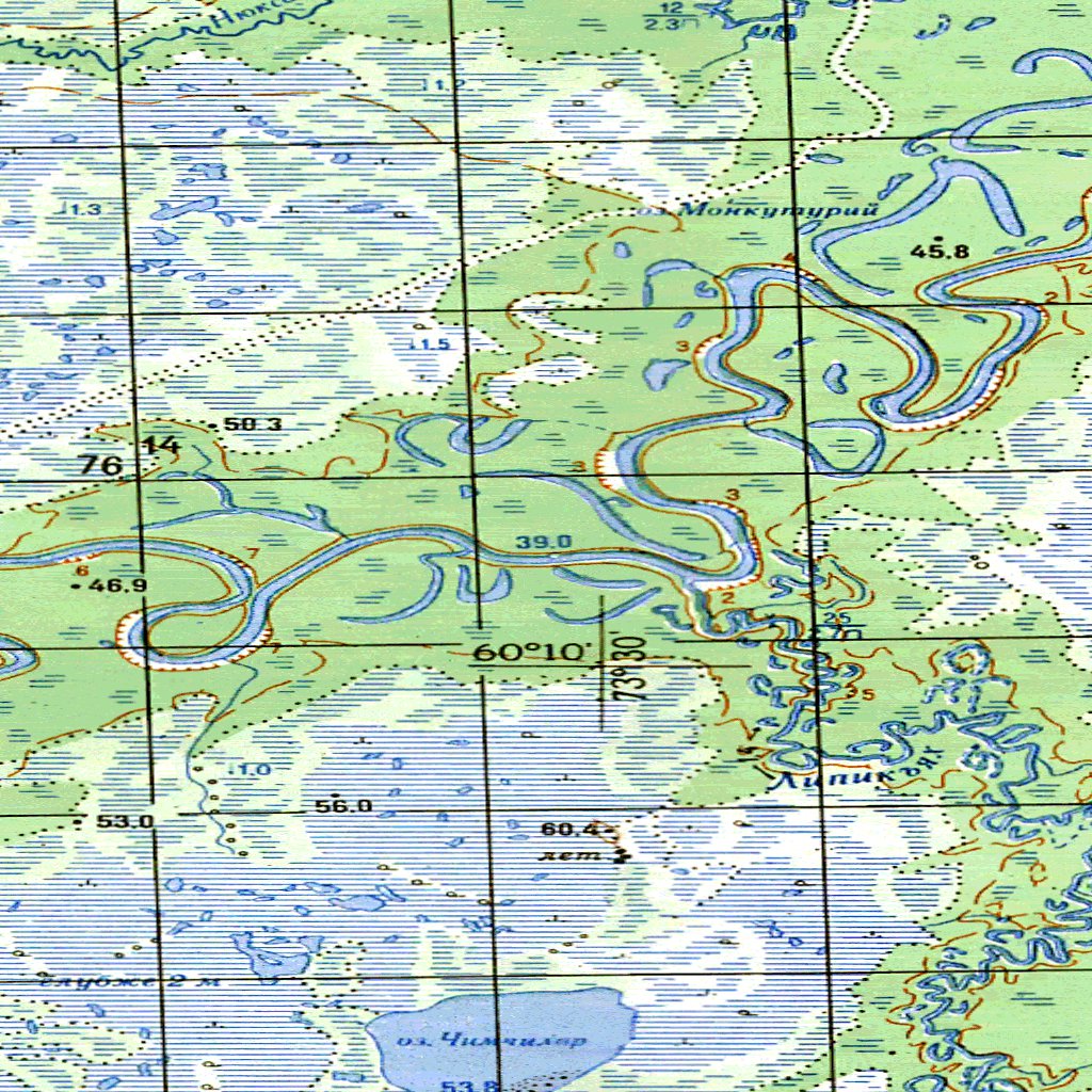 Soviet Genshtab Map - p43-135/136 - Russia by Avenza Systems Inc ...