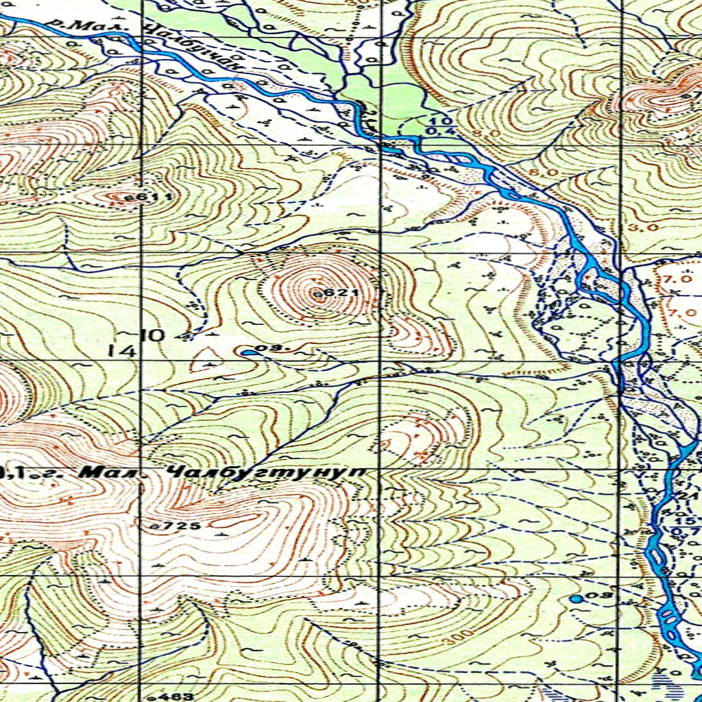 Soviet Genshtab Map - p58-031/032--(1953) - Russia by Avenza Systems ...