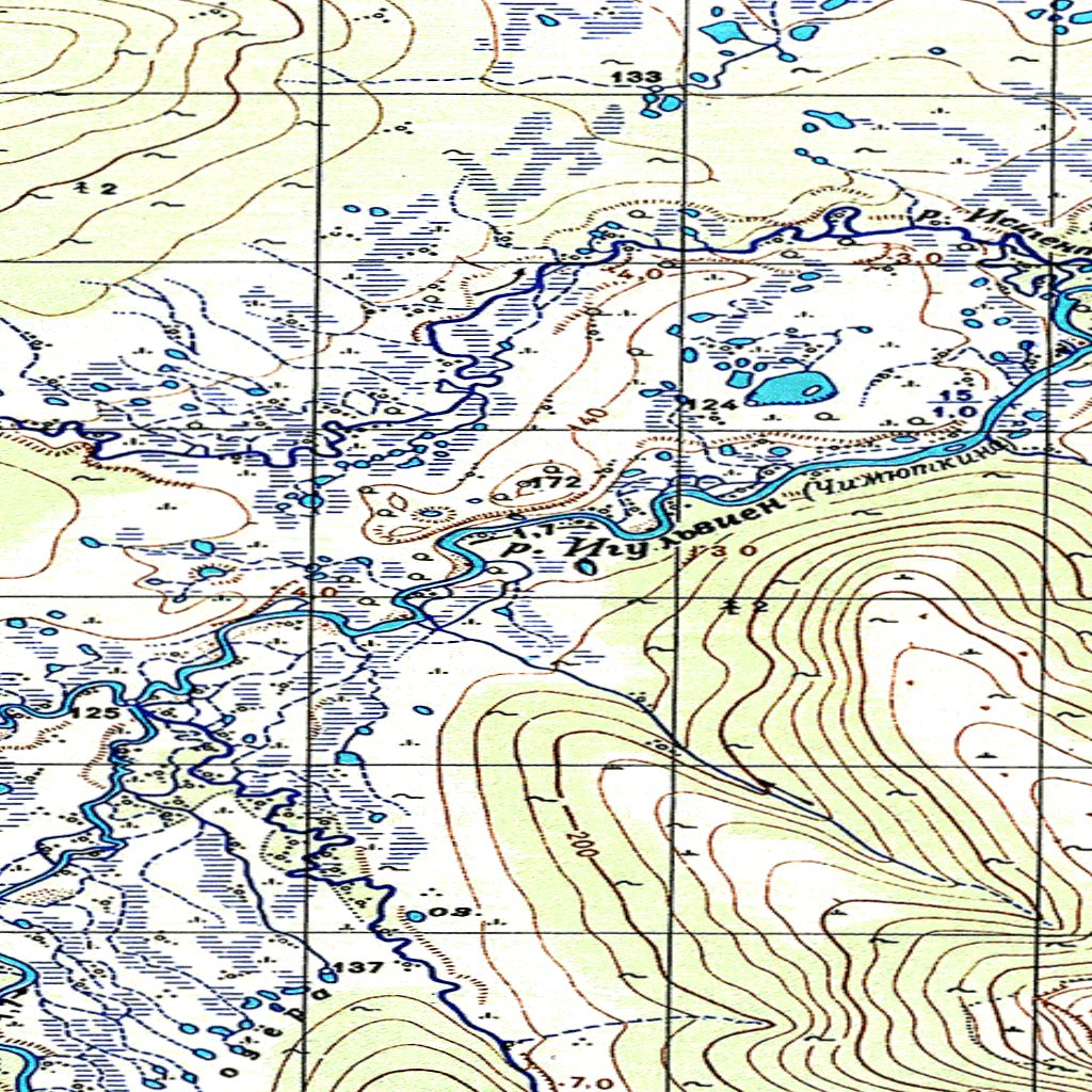 Soviet Genshtab Map - p58-043/044--(1953) - Russia by Avenza Systems ...
