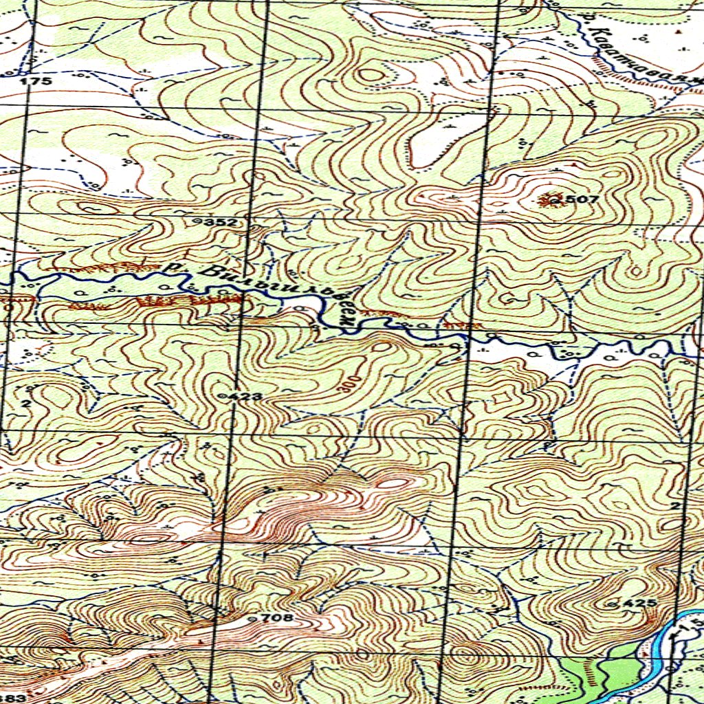 Soviet Genshtab Map - p58-071/072--(1952) - Russia by Avenza Systems ...