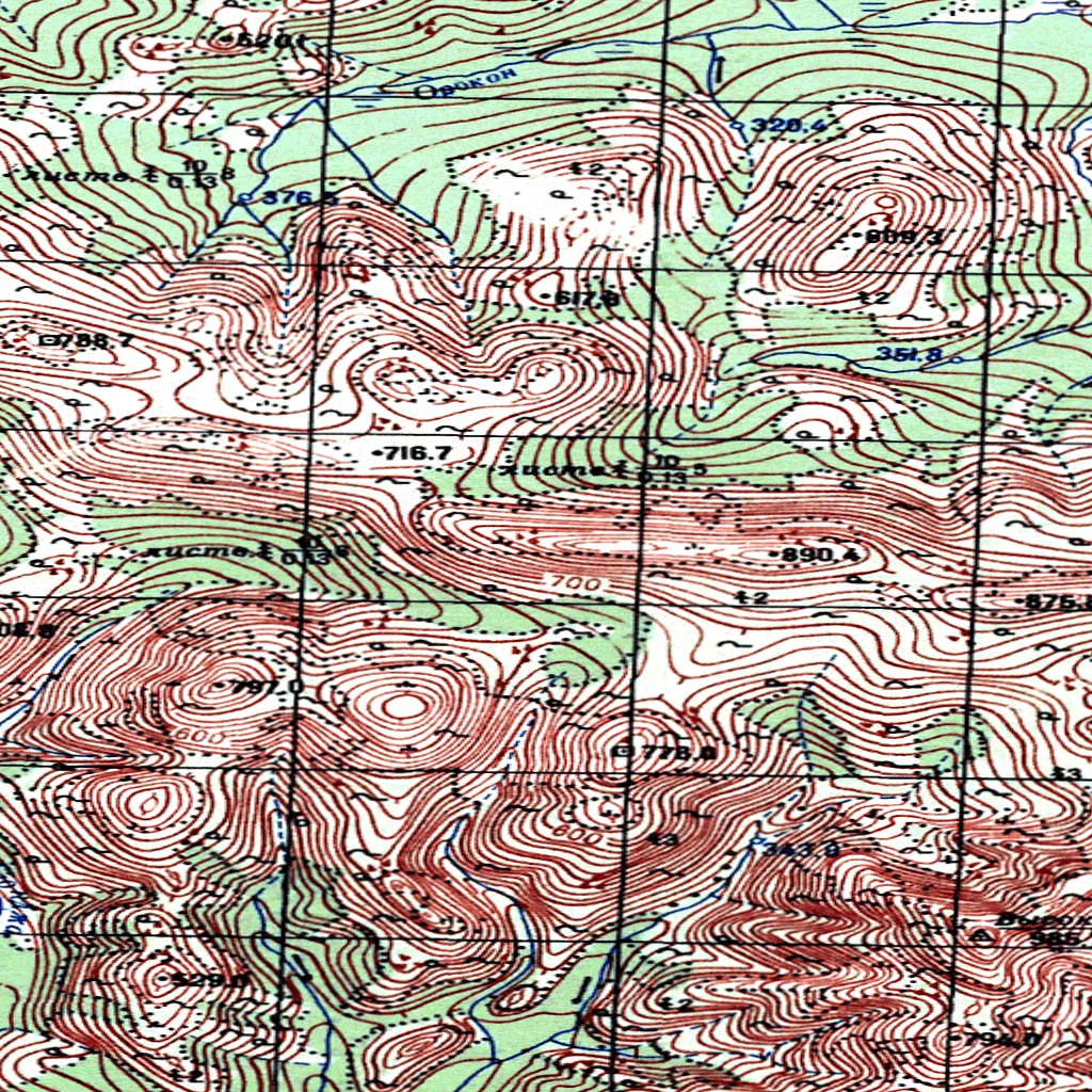 Soviet Genshtab Map - p55-141/142 - Russia by Avenza Systems Inc ...