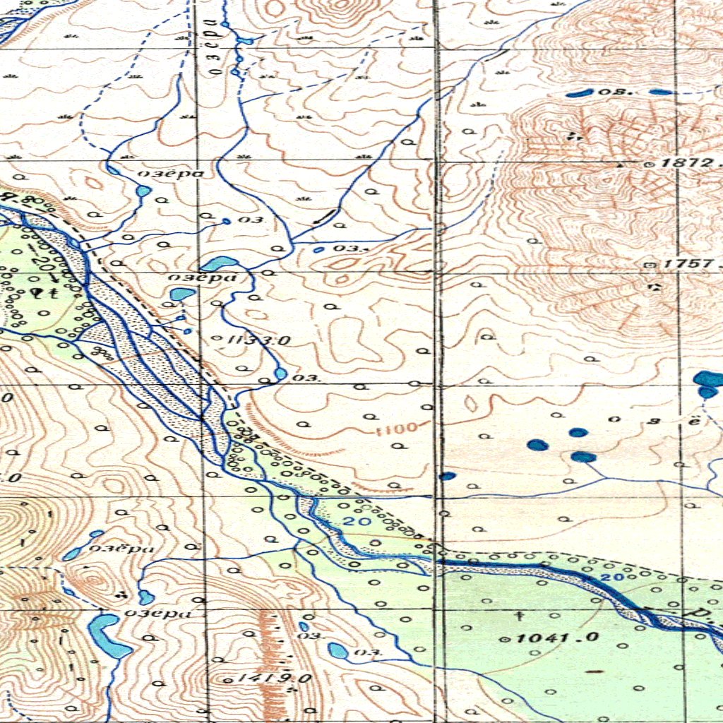 Soviet Genshtab Map - p54-065/066--(1951) - Russia by Avenza Systems ...