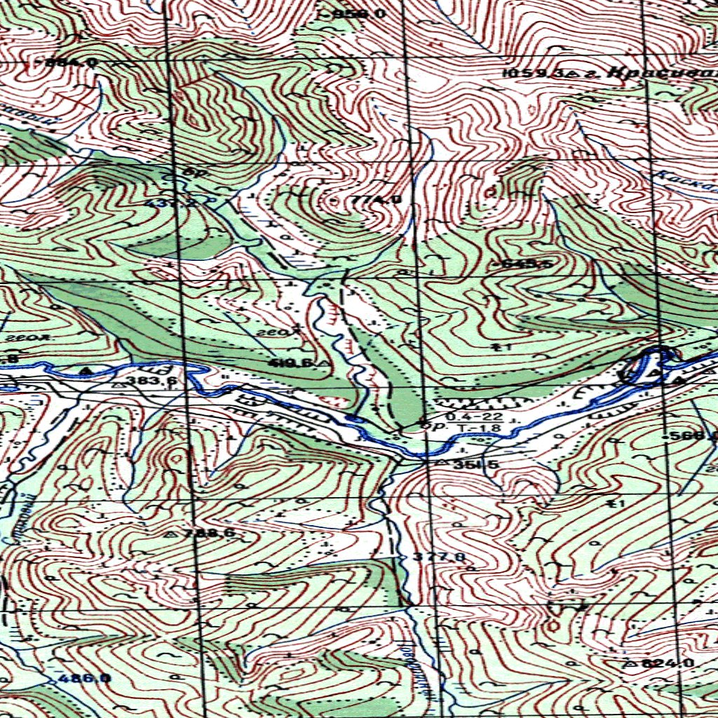 Soviet Genshtab Map - p56-051/052 - Russia by Avenza Systems Inc ...