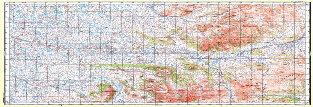 Soviet Genshtab Map - p58-125/126--(1969) - Russia by Avenza Systems ...