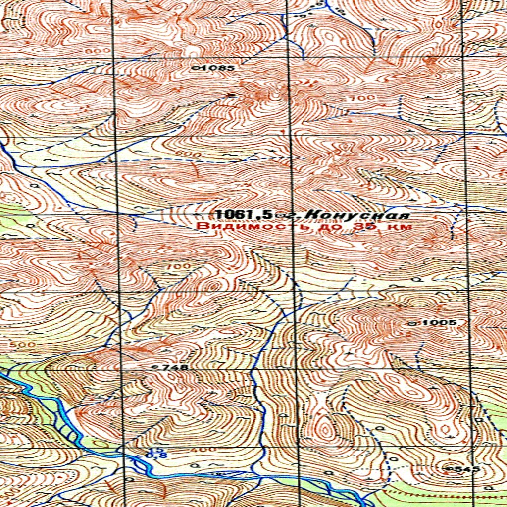 Soviet Genshtab Map - p58-017/018--(1953) - Russia by Avenza Systems ...