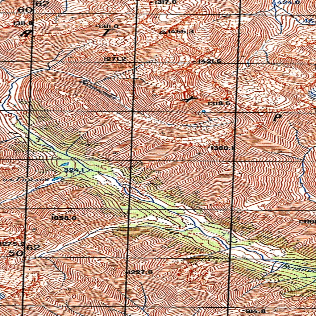 Soviet Genshtab Map - p59-081/082--(1974) - Russia by Avenza Systems ...