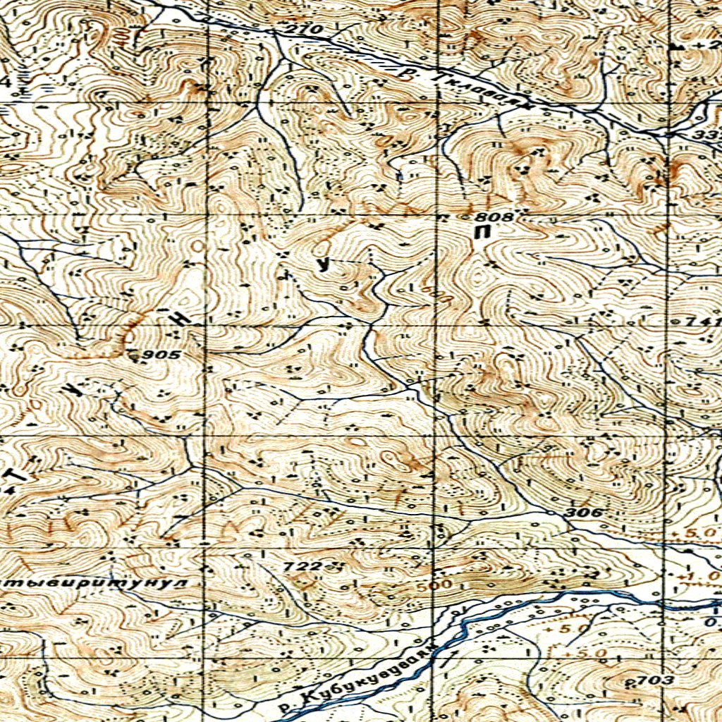 Soviet Genshtab Map - p58-103/104--(1952) - Russia by Avenza Systems ...
