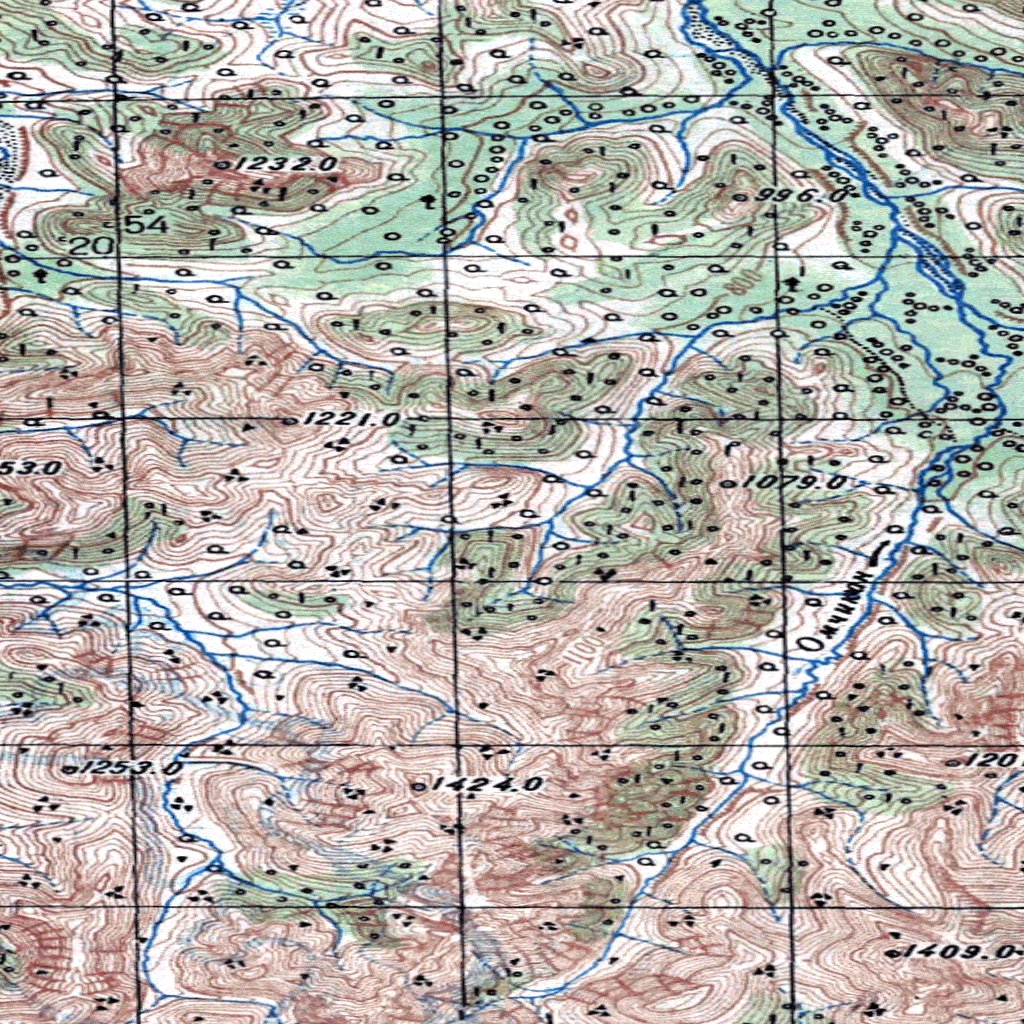 Soviet Genshtab Map - p56-125/126--(1951) - Russia by Avenza Systems ...