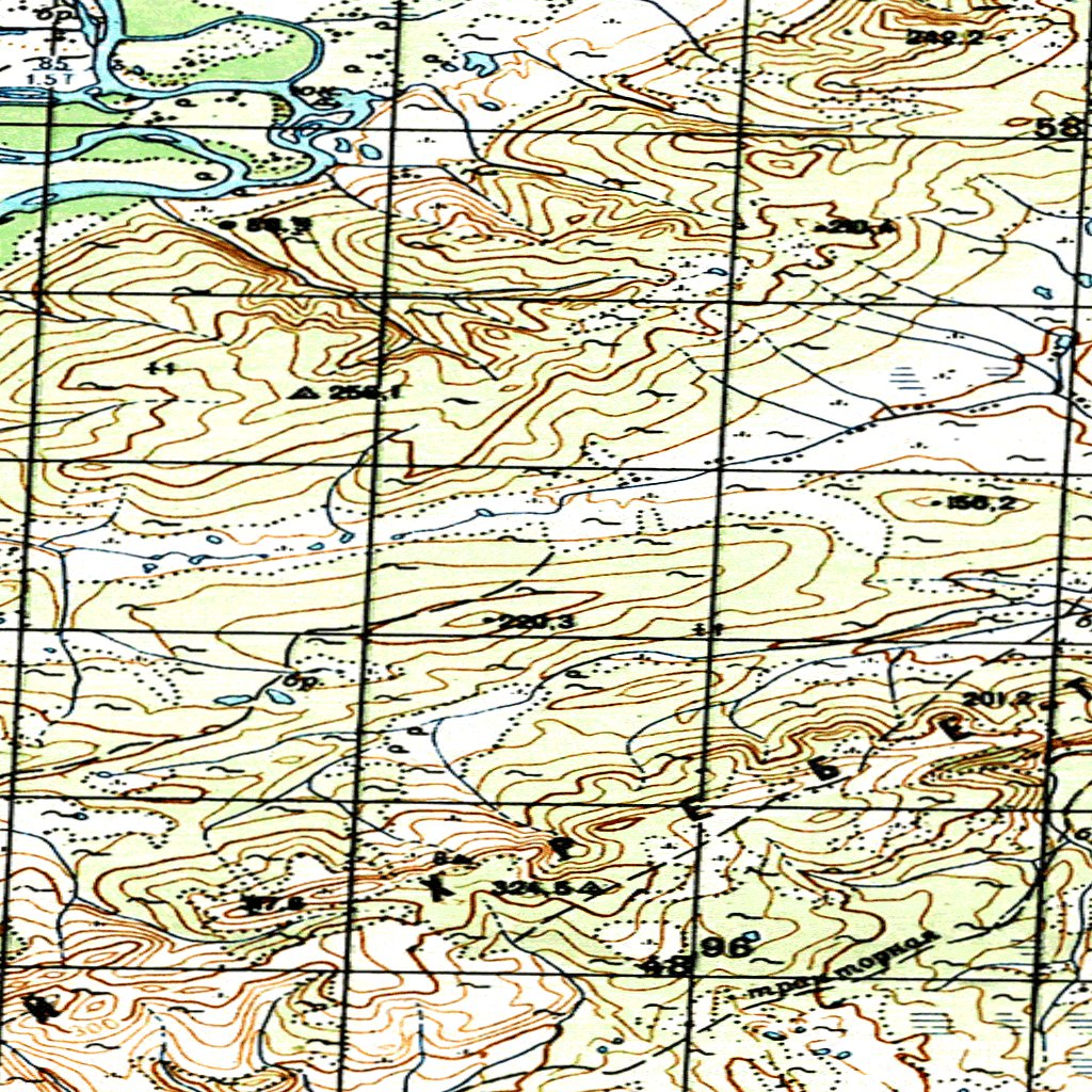 Soviet Genshtab Map - p58-117/118--(1982) - Russia by Avenza Systems ...