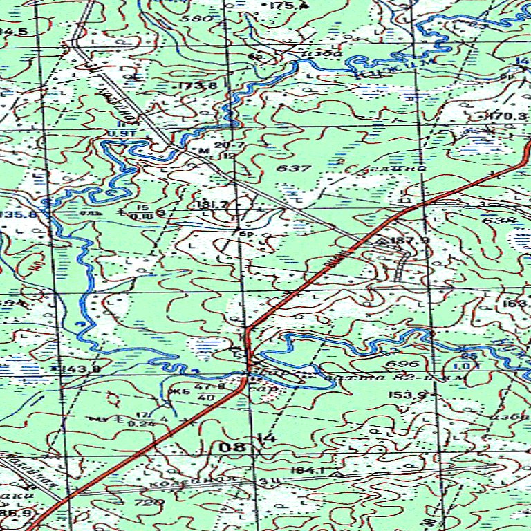 Soviet Genshtab Map - q39-135/136 - Russia by Avenza Systems Inc ...