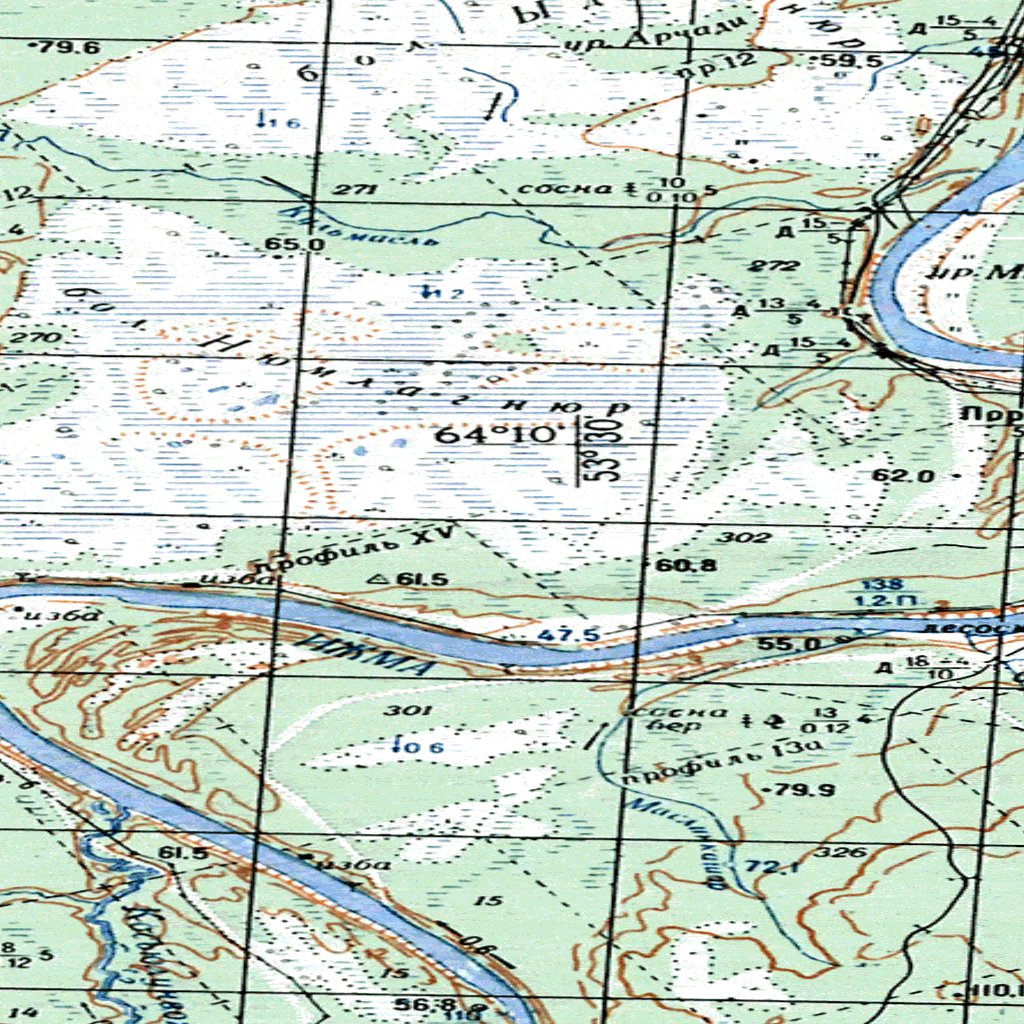 Soviet Genshtab Map - q39-143/144--(1978) - Russia by Avenza Systems ...
