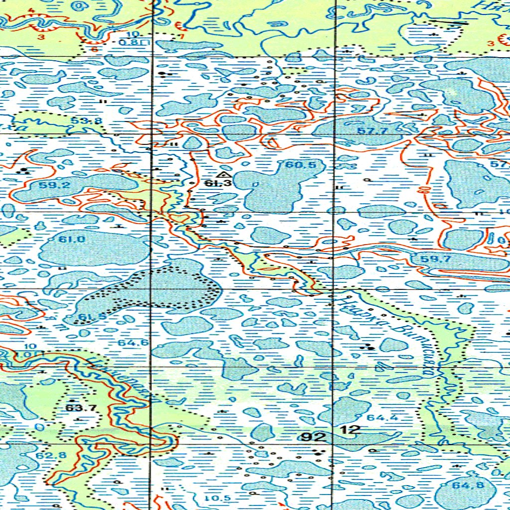 Soviet Genshtab Map - q43-115/116 - Russia by Avenza Systems Inc ...