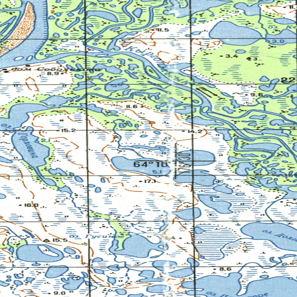 Soviet Genshtab Map - q60-137/138 - Russia by Avenza Systems Inc ...