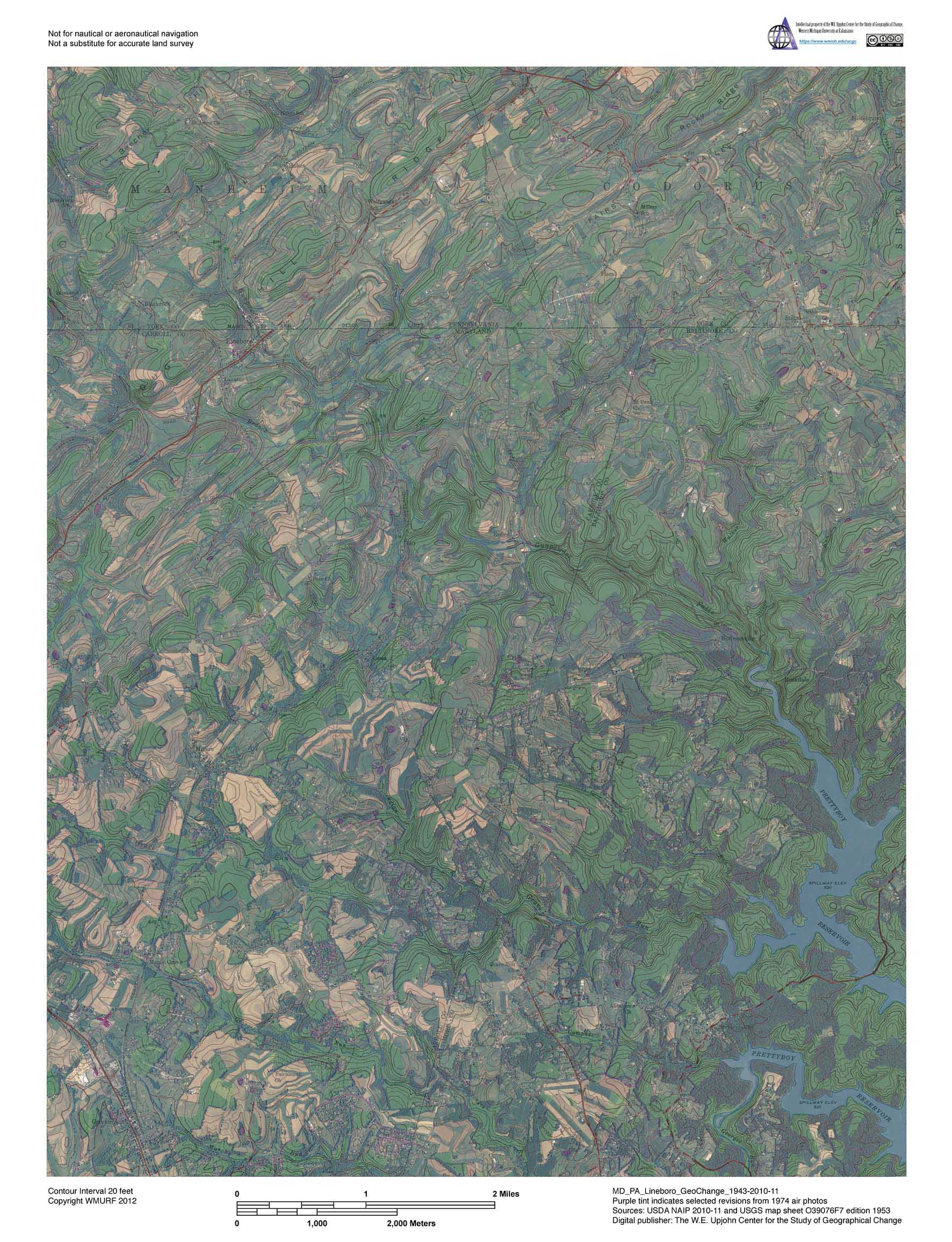 Gunpowder Falls State Park, Maryland (Bundle) Map by Western Michigan ...