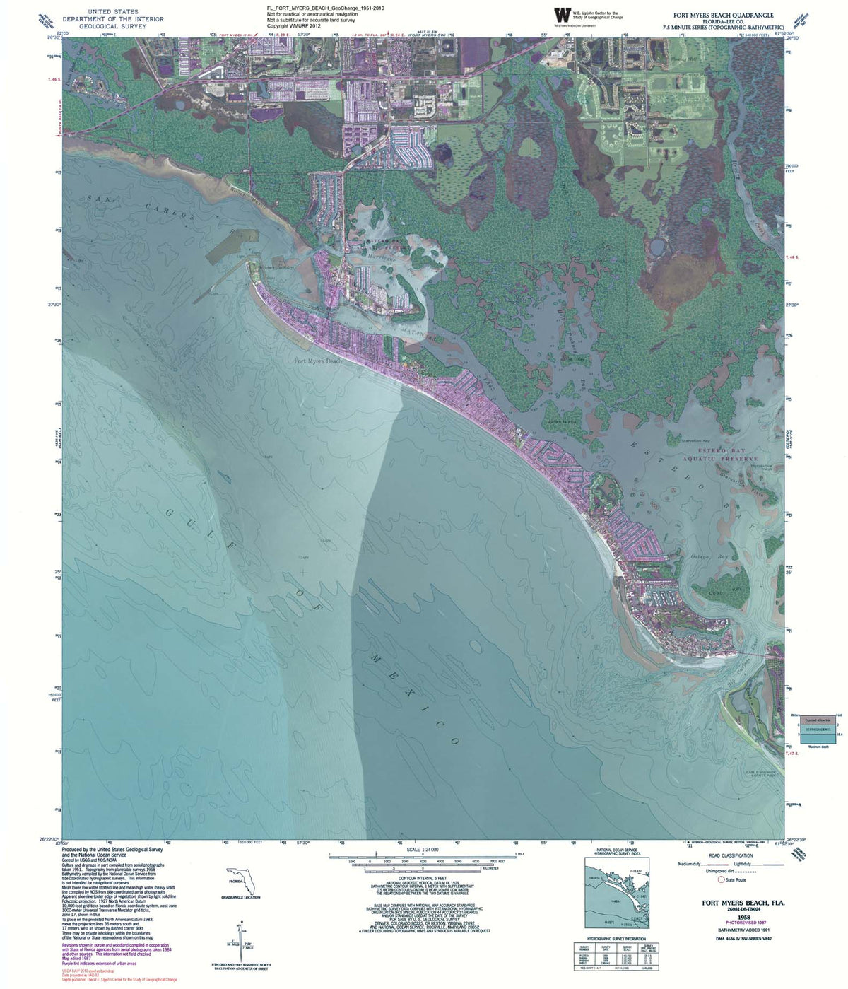 Estero Bay Preserve State Park, Florida (Bundle) Map by Western ...