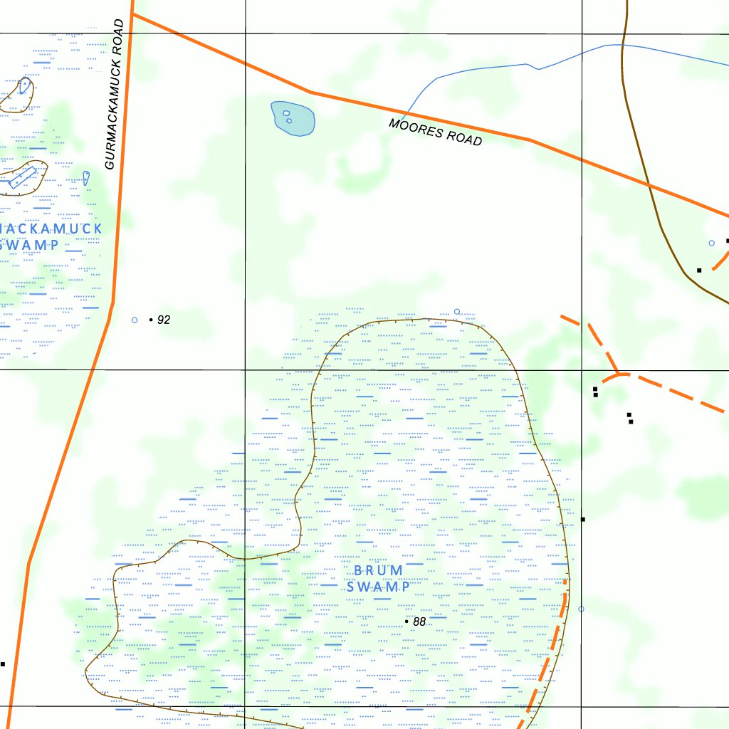 7024-2-N KIDMAN NORTH Map by nswtopo | Avenza Maps