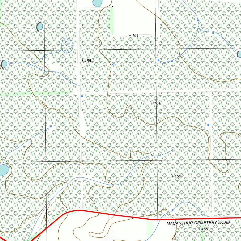 7321-4-N MACARTHUR NORTH Map by nswtopo | Avenza Maps