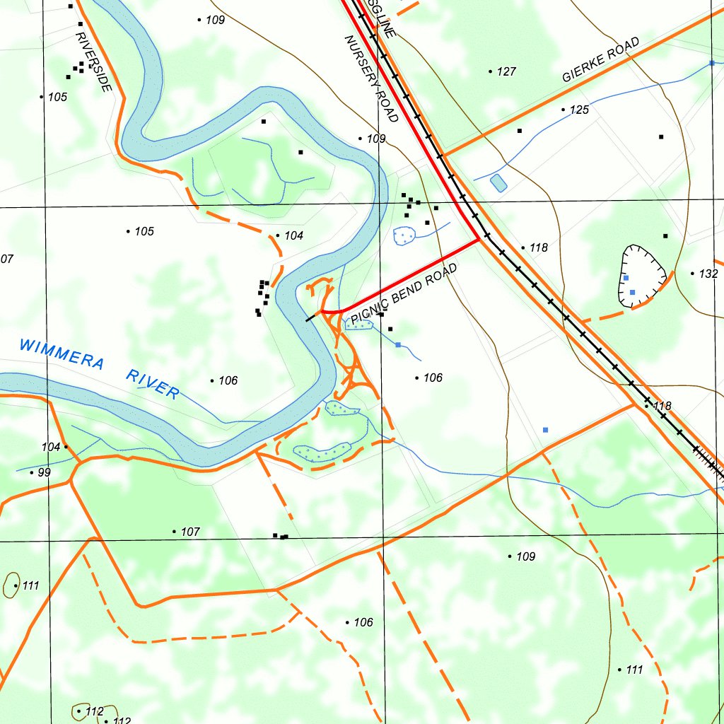 7325-3-S DIMBOOLA SOUTH Map by nswtopo | Avenza Maps